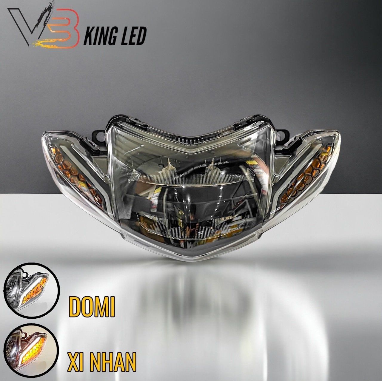 Đèn KING LED V3 2 Tầng SIRIUS Xăng Cơ 110 - Si50 – Bùm 97 Racing | Bùm TV