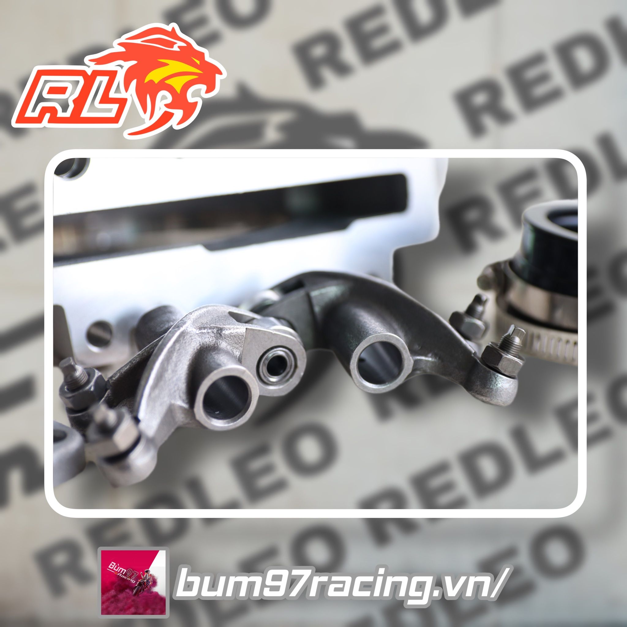 Đầu REDLEO CNC Porting Head + Rocker ARM 19/22 – Bùm 97 Racing | Bùm TV