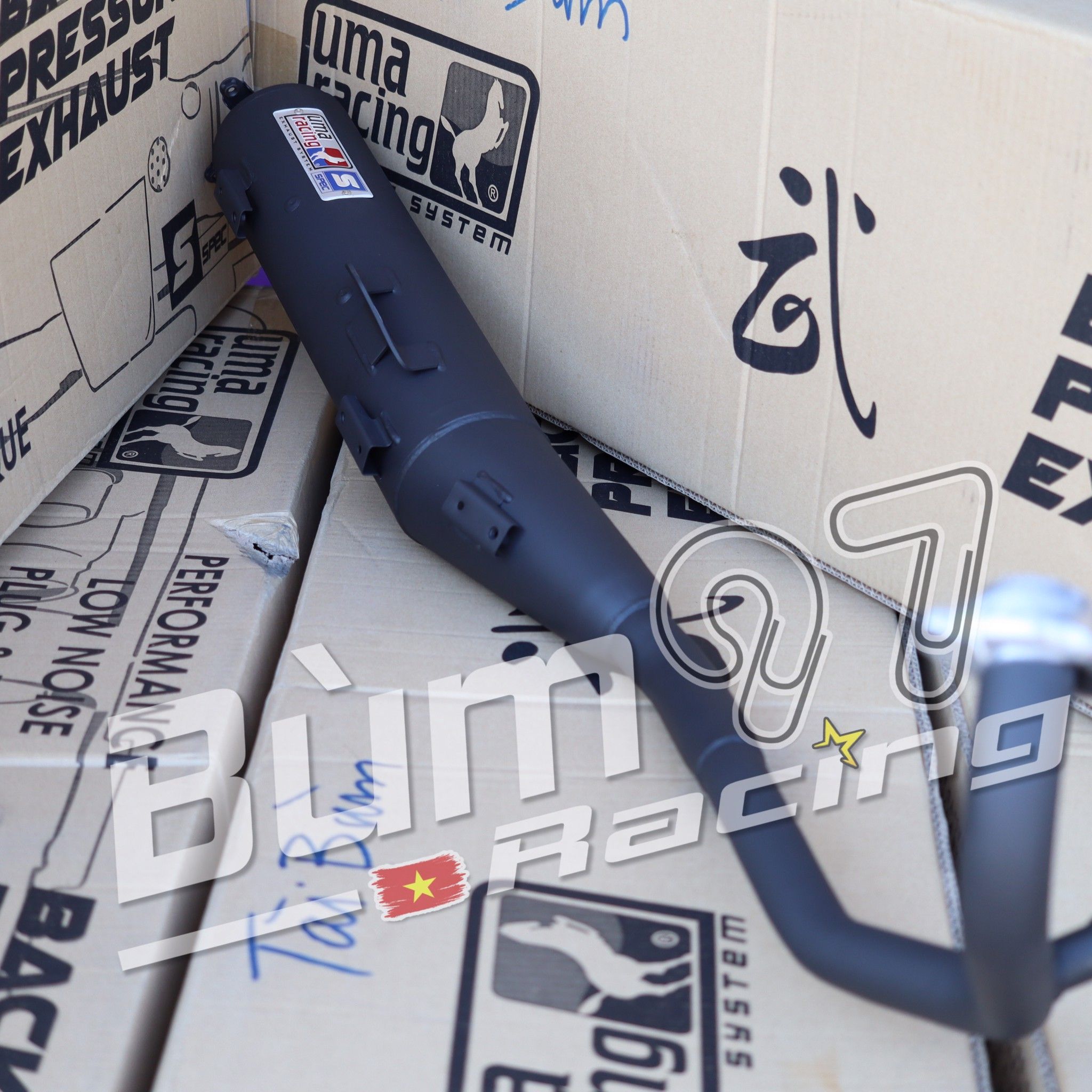 Bô UMA RACING V3 Cho Exciter150 / Y15ZR / EX 135 5s / EX 135 4s – Bùm ...