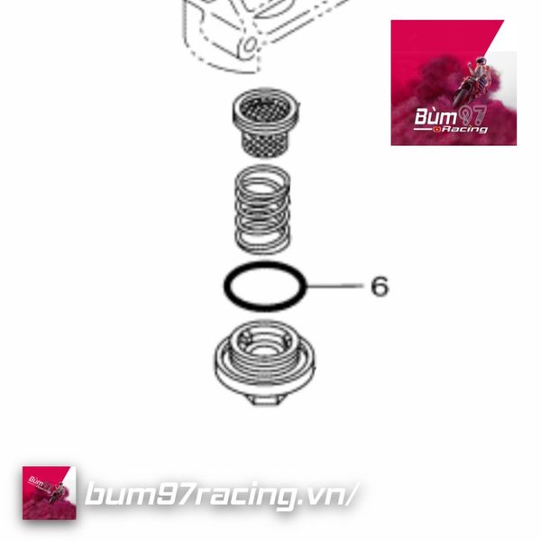 Ron Cao Su Ốc Xả Nhớt Exciter [6]