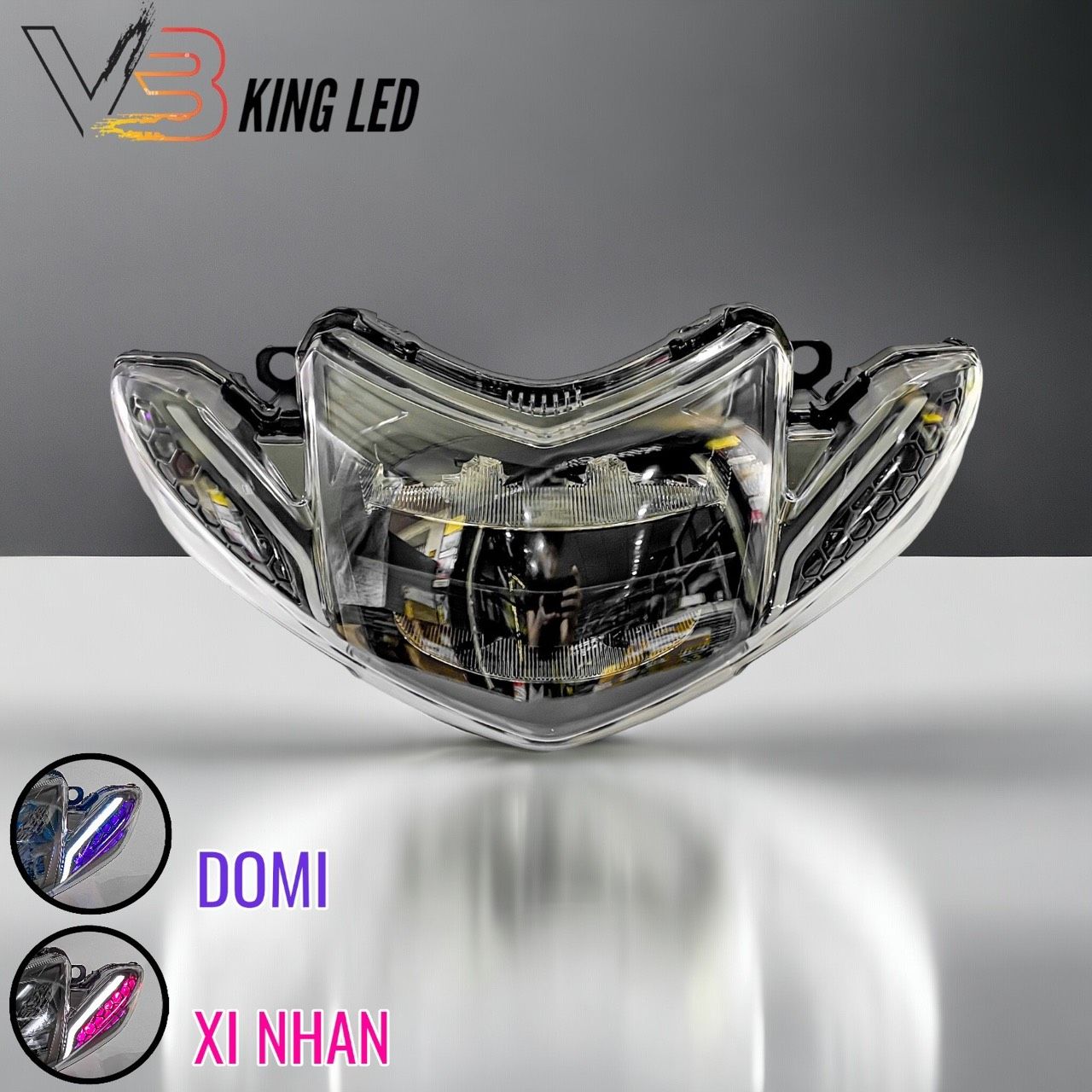 Đèn KING LED V3 2 Tầng SIRIUS Xăng Cơ 110 - Si50 – Bùm 97 Racing | Bùm TV
