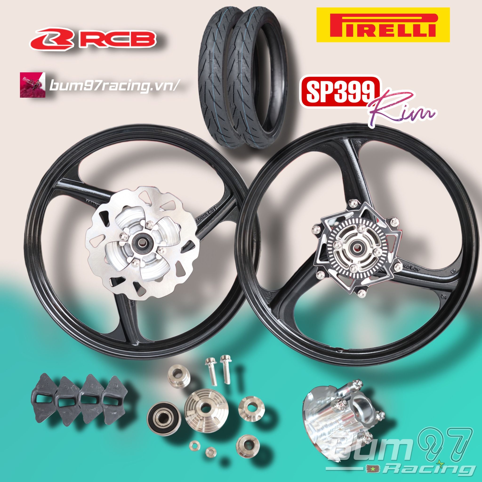 Set Mâm RCB SP399 1.6-1.85 Cho WINNER ( ABS ) [Bản Đóng Cùi] | Vỏ Pire ...