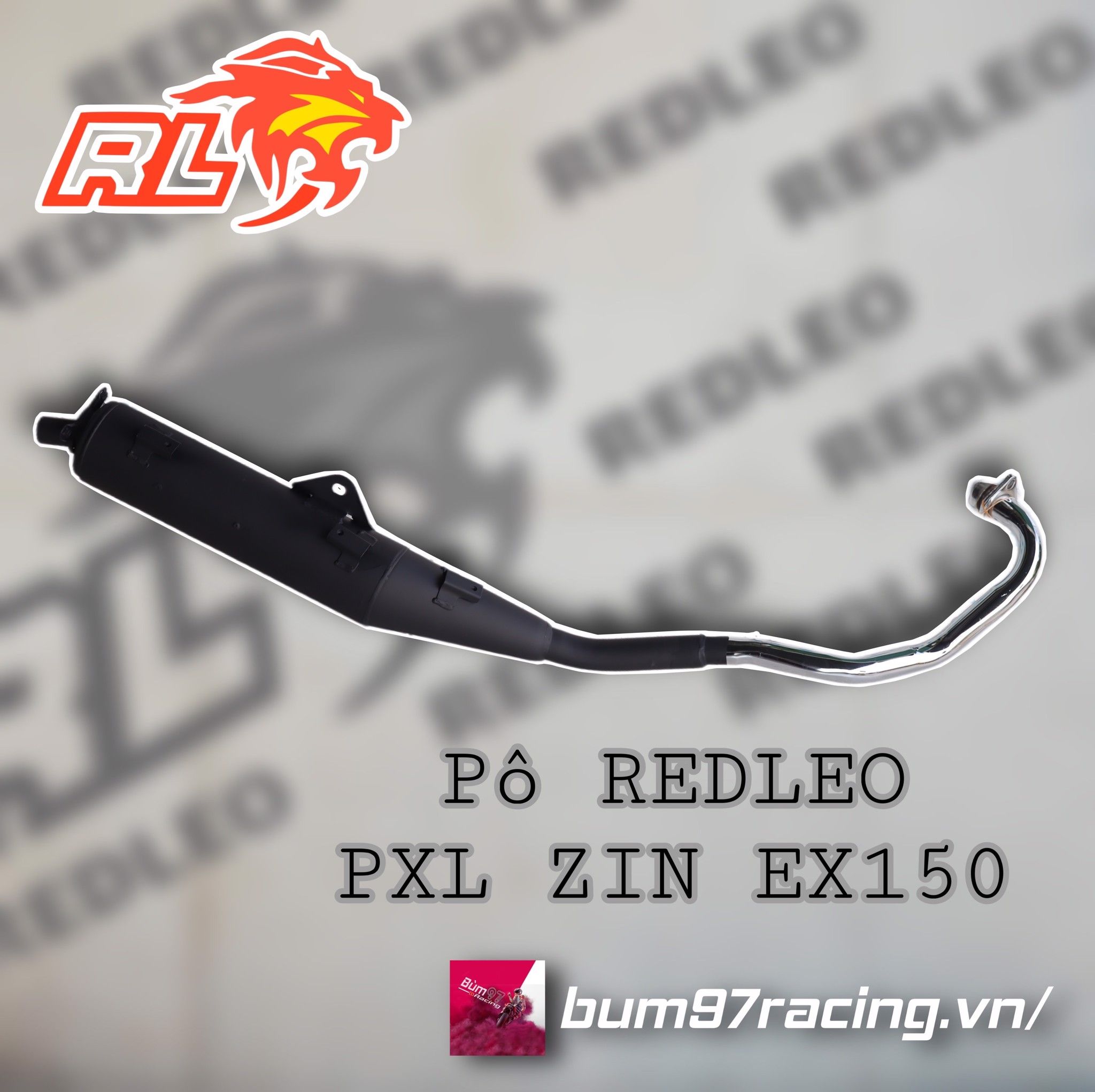 Pô Redleo Exciter 150/155 PXL – Bùm 97 Racing | Bùm TV