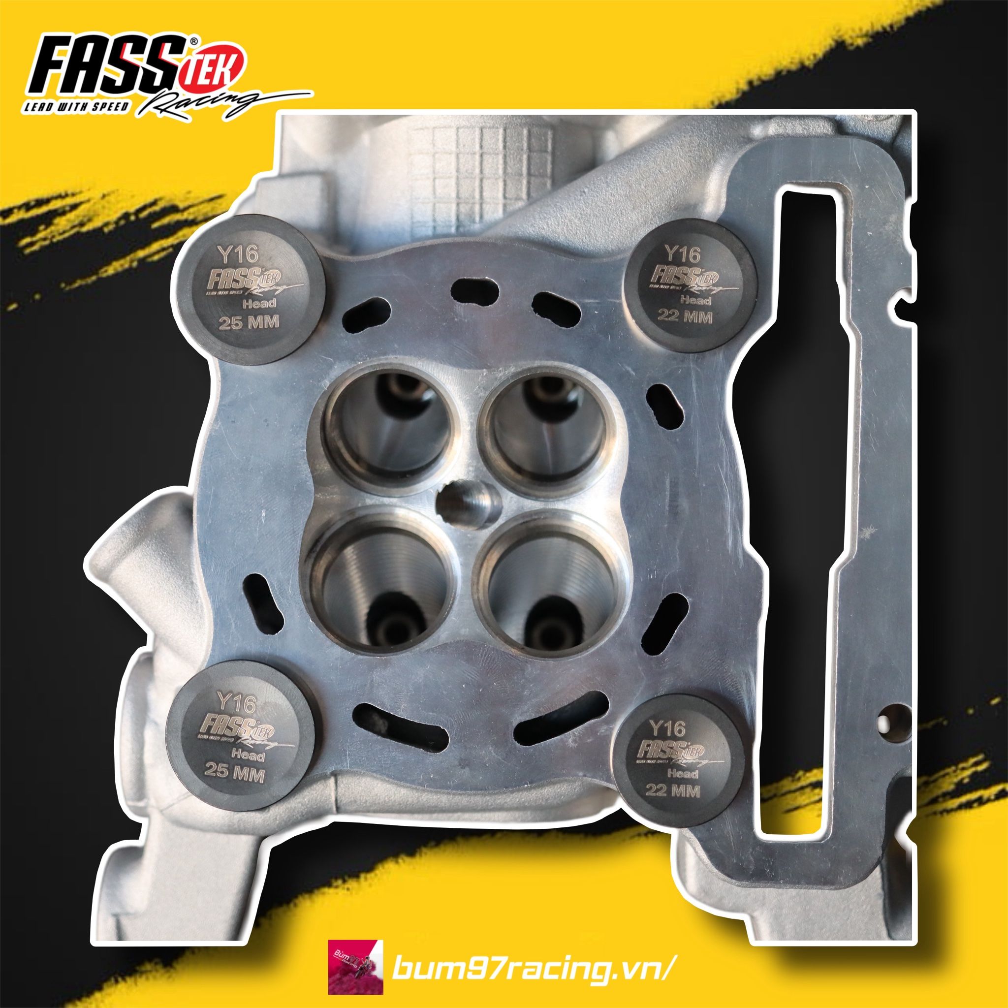 ĐẦU FASSTEK RACING CNC PORTING CHO EXCITER 155/NVX – Bùm 97 Racing | Bùm TV