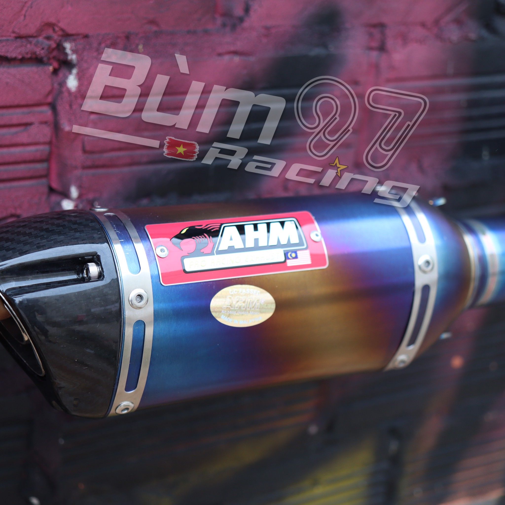 SET AHM M3 TITANIUM REAL FOR Y15ZR MALAYSIA – Bùm 97 Racing | Bùm TV
