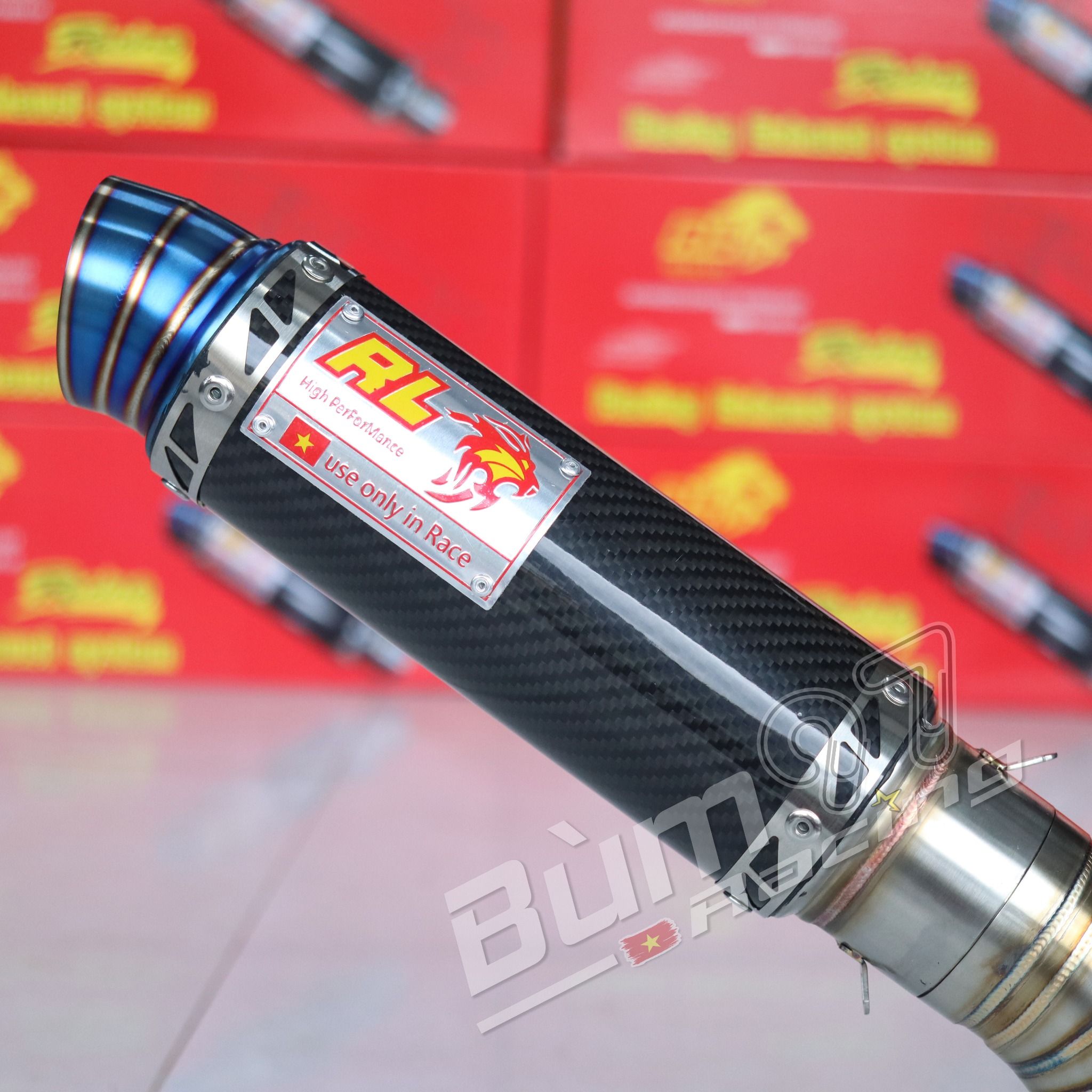 Set Pô REDLEO CARBON ĐEN EXCITER From Không Gác Chân – Bùm 97 Racing ...