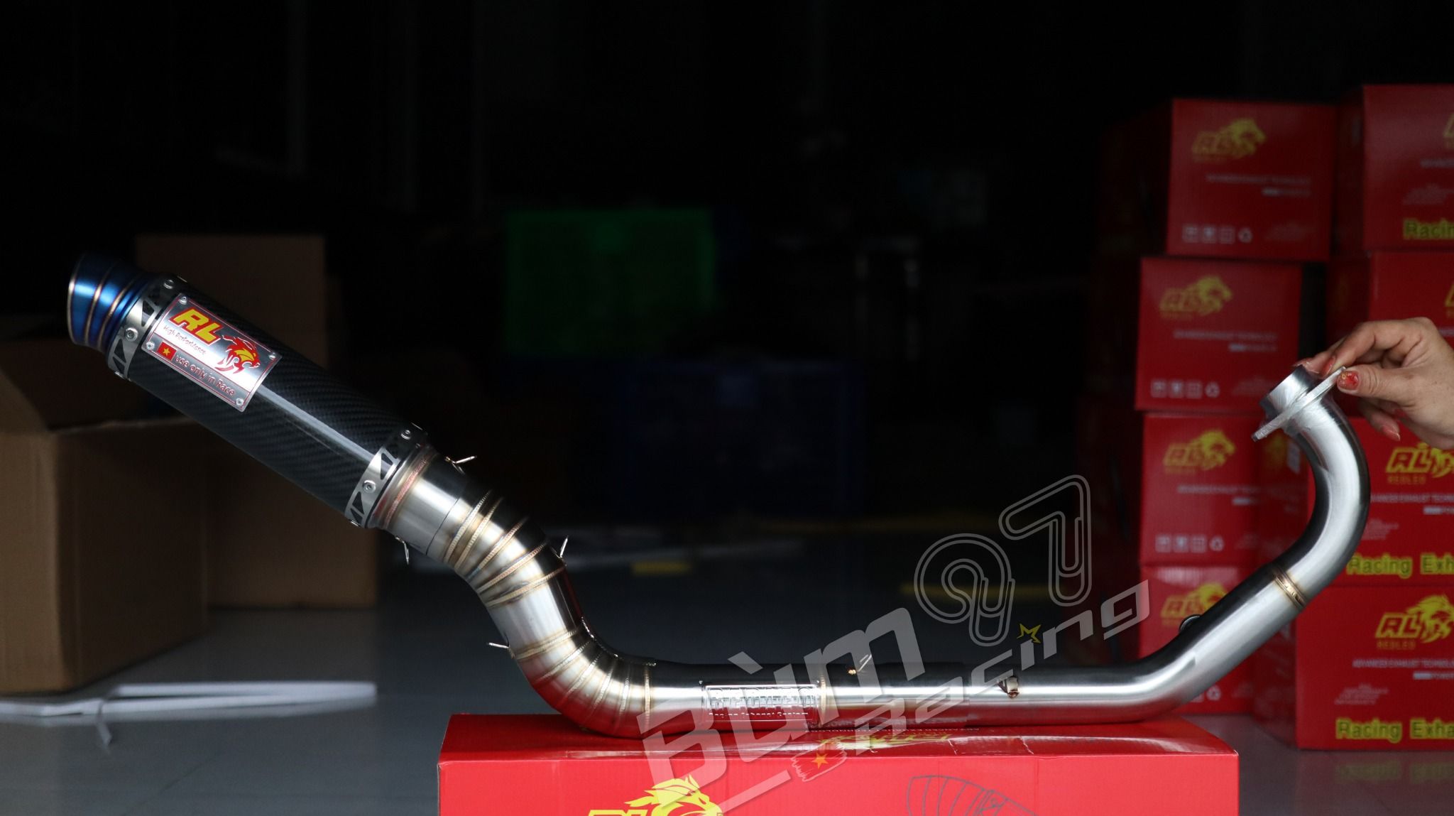 Set Pô REDLEO CARBON ĐEN EXCITER From Không Gác Chân – Bùm 97 Racing ...