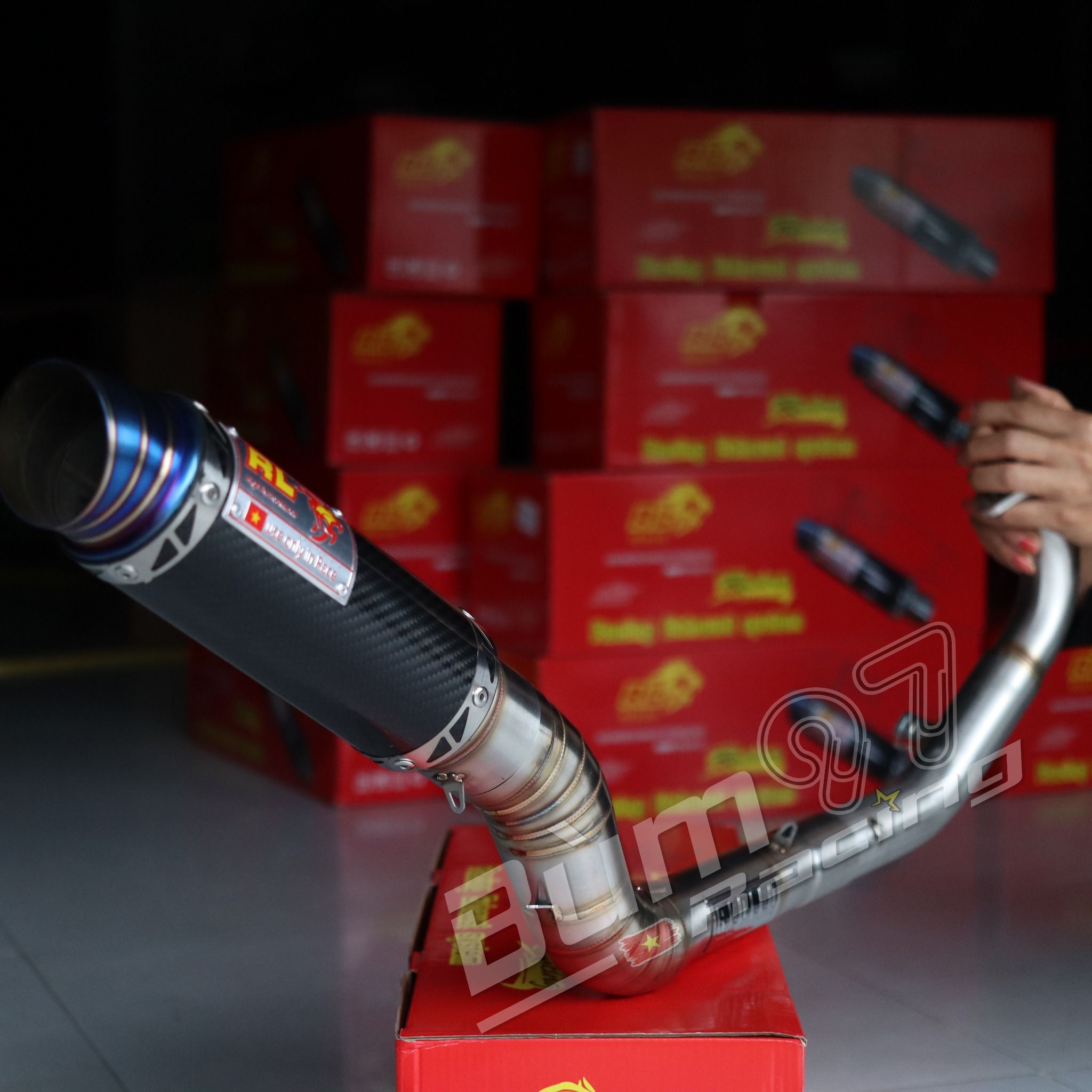 Set Pô REDLEO CARBON ĐEN EXCITER From Không Gác Chân – Bùm 97 Racing ...