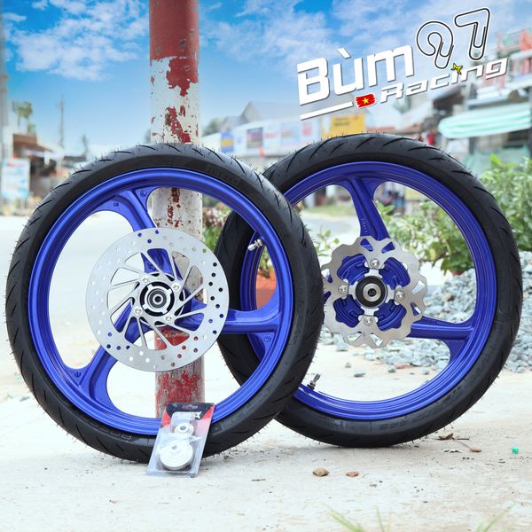 Set Mâm SP399 1.6-1.85 (Sơn Màu Theo Yêu Cầu) + Vỏ PIRELLI