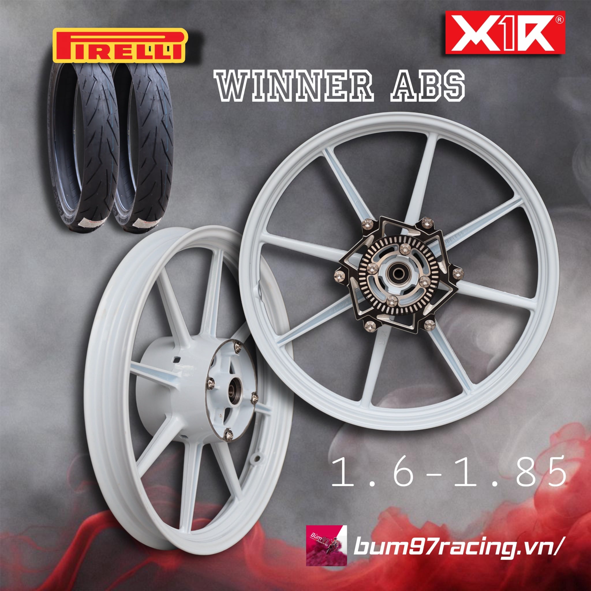 Set Mâm X1R 8 Cây Cho Winner V2-3 (ABS)