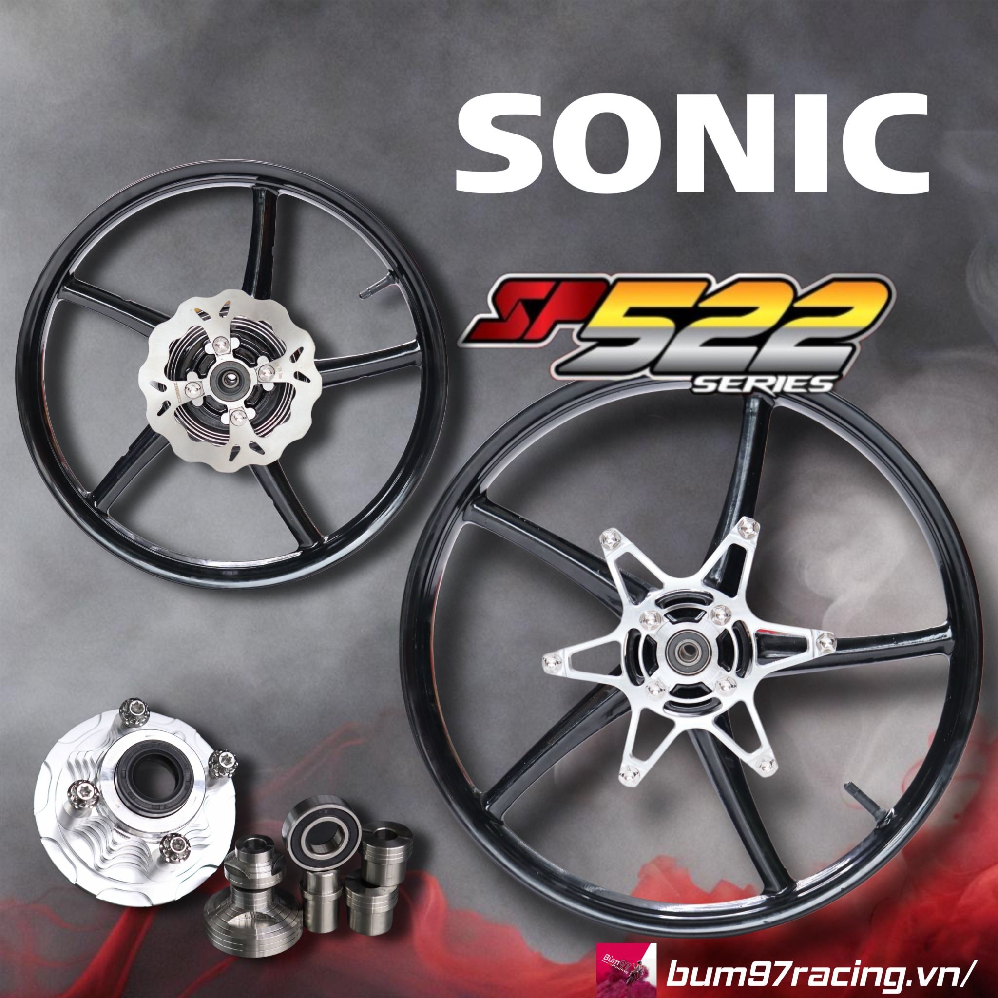 Set Mâm RCB SP522 Sonic 1.4-1.6 [ Bản Đóng Cùi ] – Bùm 97 Racing | Bùm TV