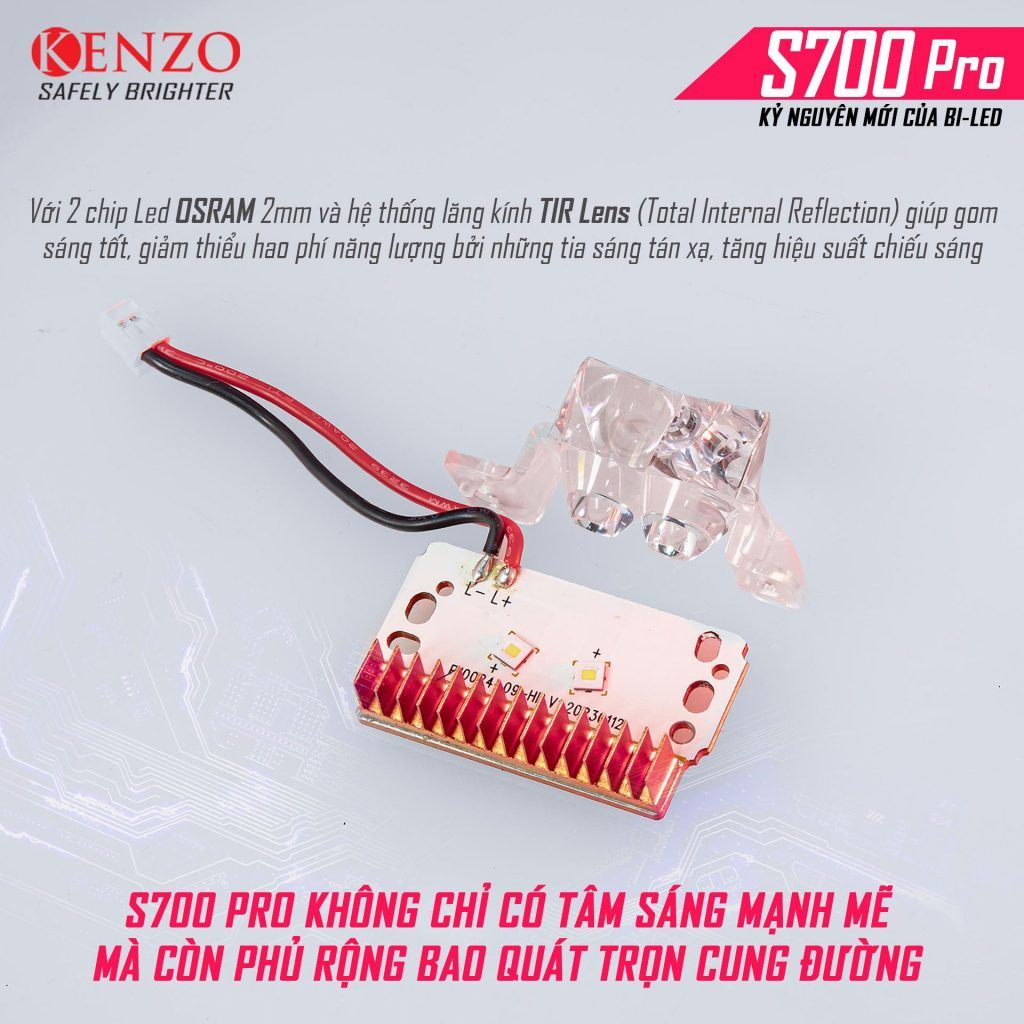 BI LED KENZO S700 PRO – Bùm 97 Racing | Bùm TV