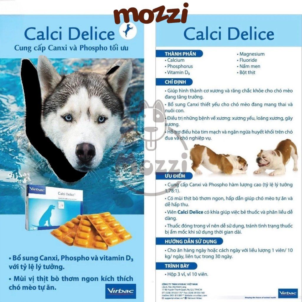 Calci Delice Virbac – Mozzi Pet Shop