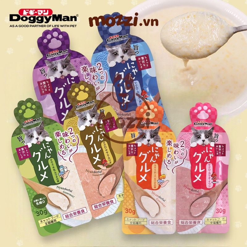 CattyMan Súp thưởng mix vị cho mèo – Mozzi Pet Shop