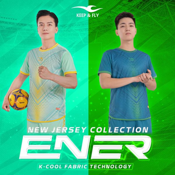 Quần áo đá banh không logo Keep & Fly Ener Lông công – TSPORT.VN