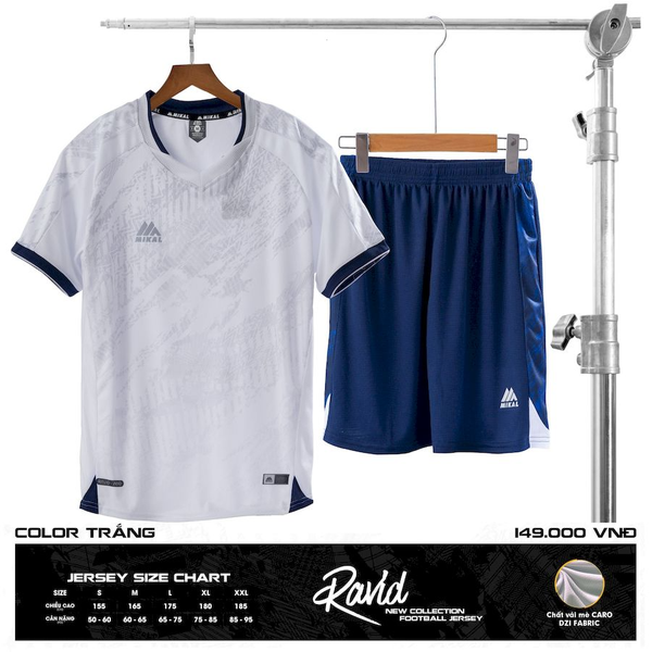 Quần Áo Bóng Đá Không Logo Mikal Ravid - Trắng – TSPORT.VN