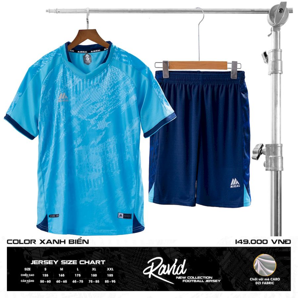 Quần Áo Bóng Đá Không Logo Mikal Ravid - Xanh Biển – TSPORT.VN