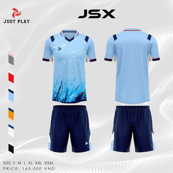 Quần Áo Bóng Đá Không Logo Justplay JSX - Xanh Biển – TSPORT.VN