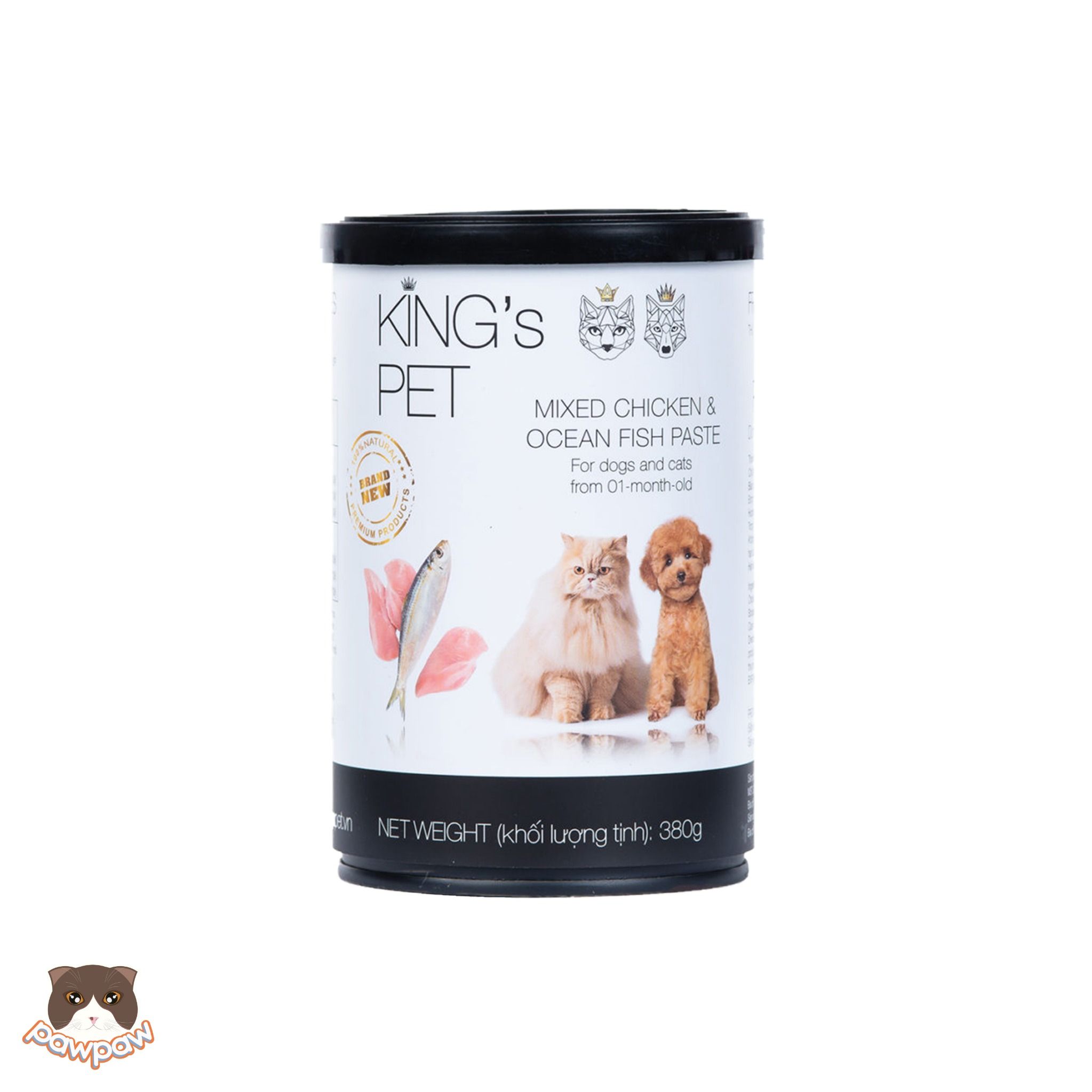 Pate King's Pet lon 380g cho chó mèo – PawPaw Petshop