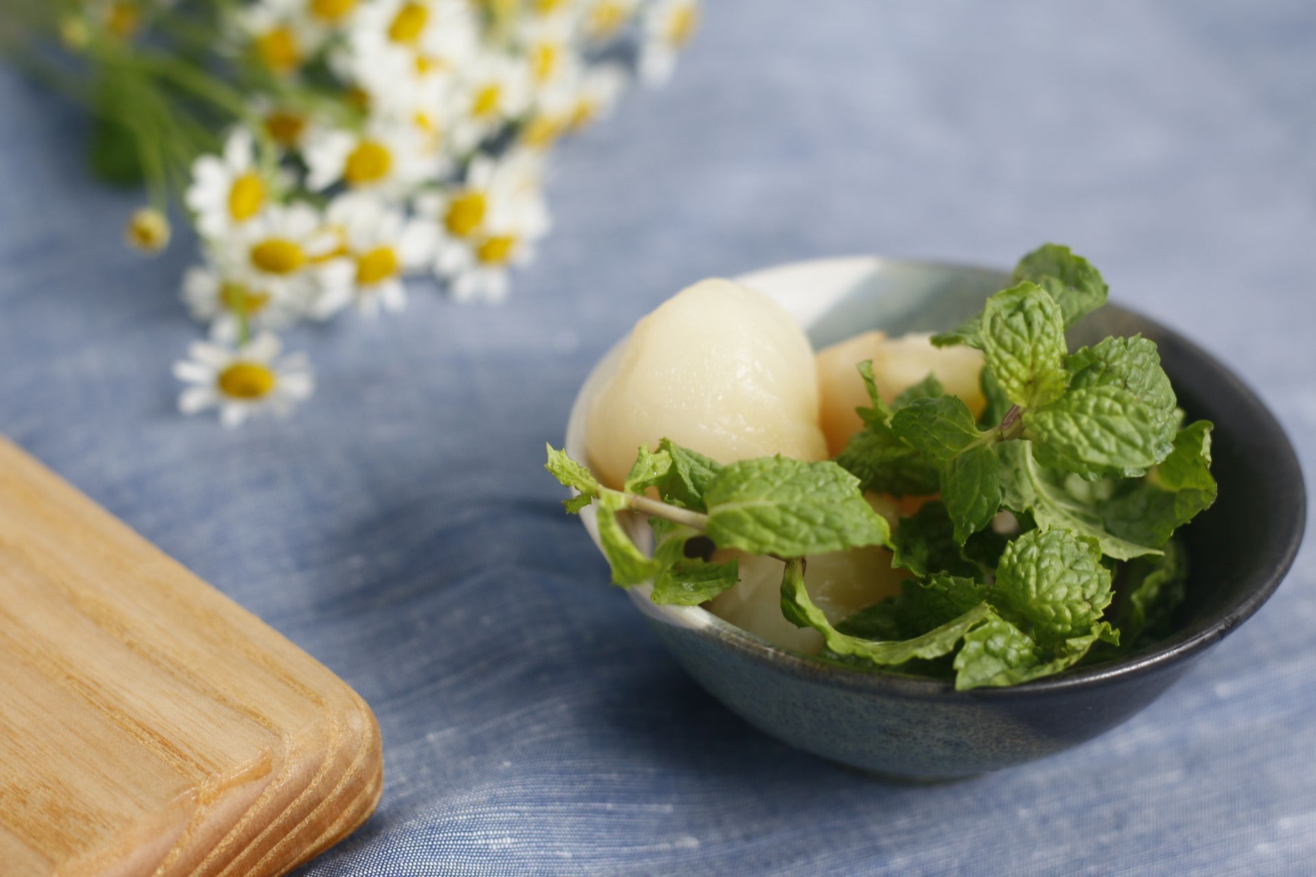 Lychee-mint (Lychee and Mint Leaves with syrup) – Nhà hàng Khoái