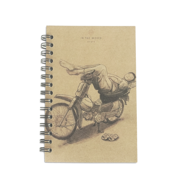 Notebook Black Draw Xe Om – IN THE MOOD SAIGON