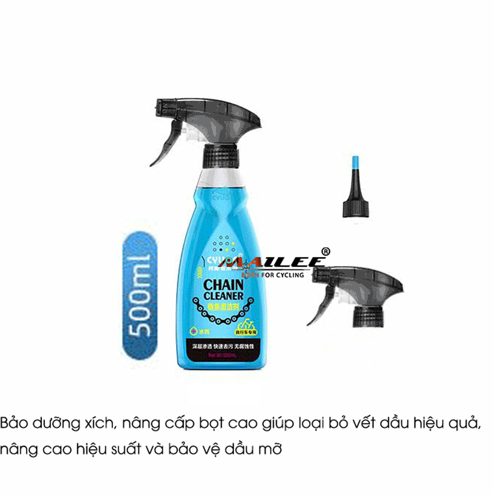 Dung Dịch Tẩy Dầu Nhờn Sên Xích Xe Đạp, Xe Máy P-39 500ML Có Vòi XịT – Mai lee