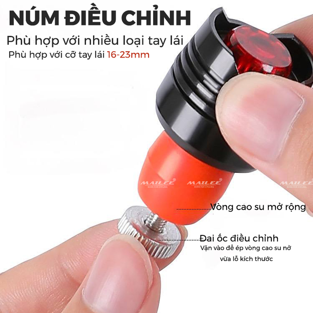 Đèn Ống Tay Lái Xe Đạp Mai Lee Giúp Trang Trí Xe Đạp – Mai lee