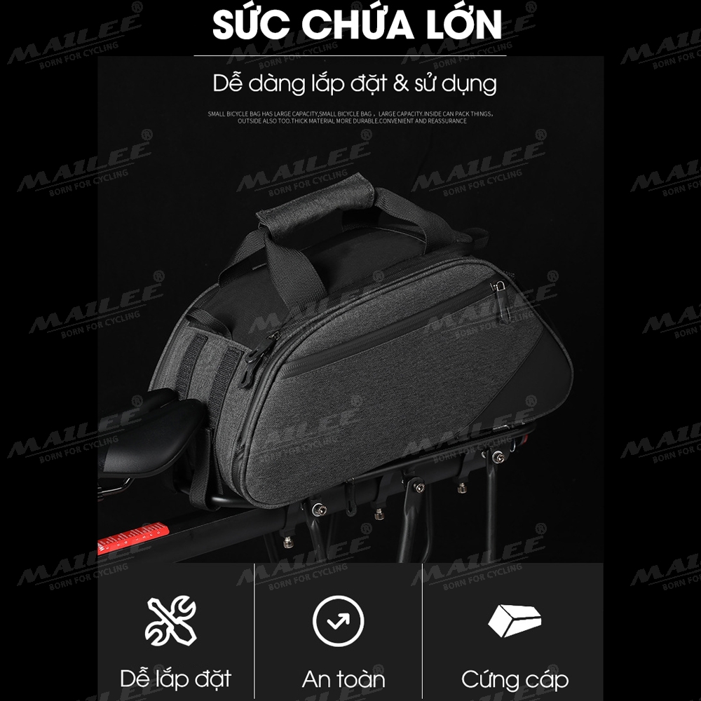 Túi Xe Đạp Gắn Baga Sau Xe Đựng Hành Lý ZZ04 Chất Liệu Vải Polyester 8 ...