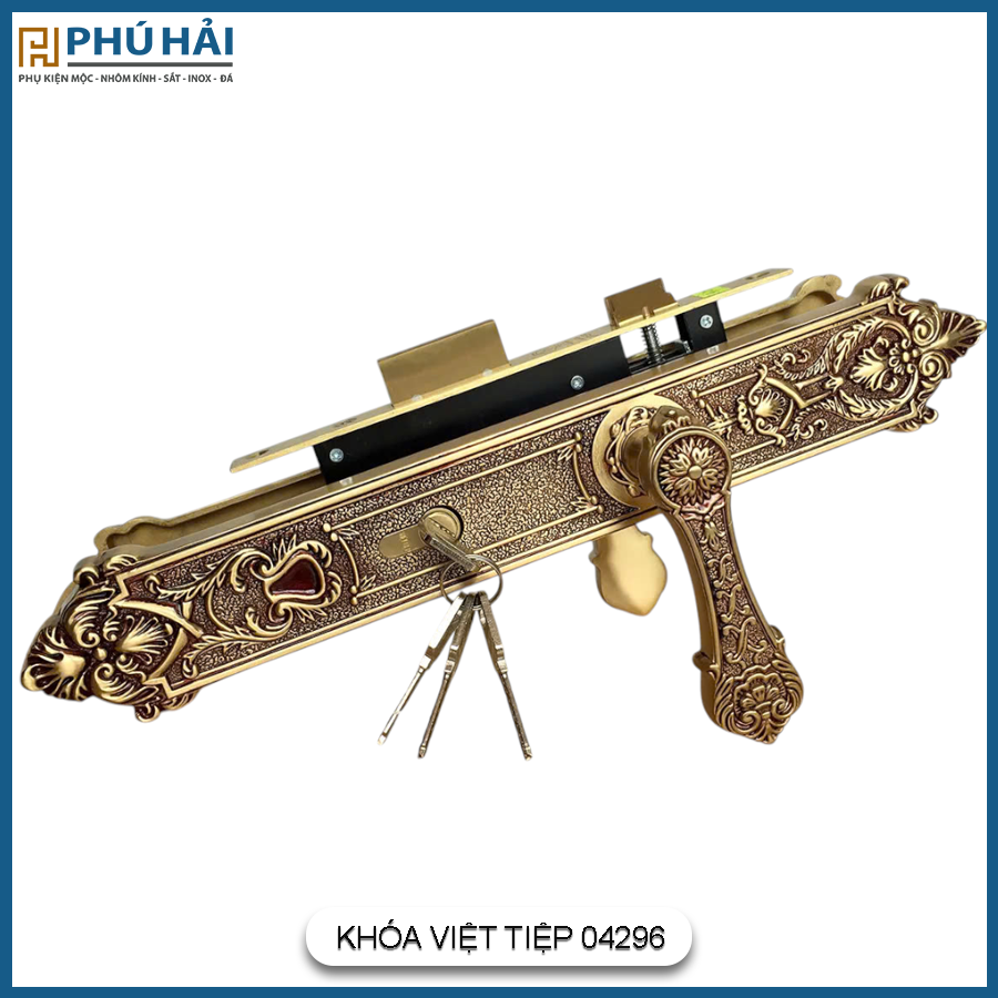 Khóa Cửa Đi Đồng Thau Việt Tiệp 04296 – Phân Phối Vật Tư Phụ Kiện Phú Hải