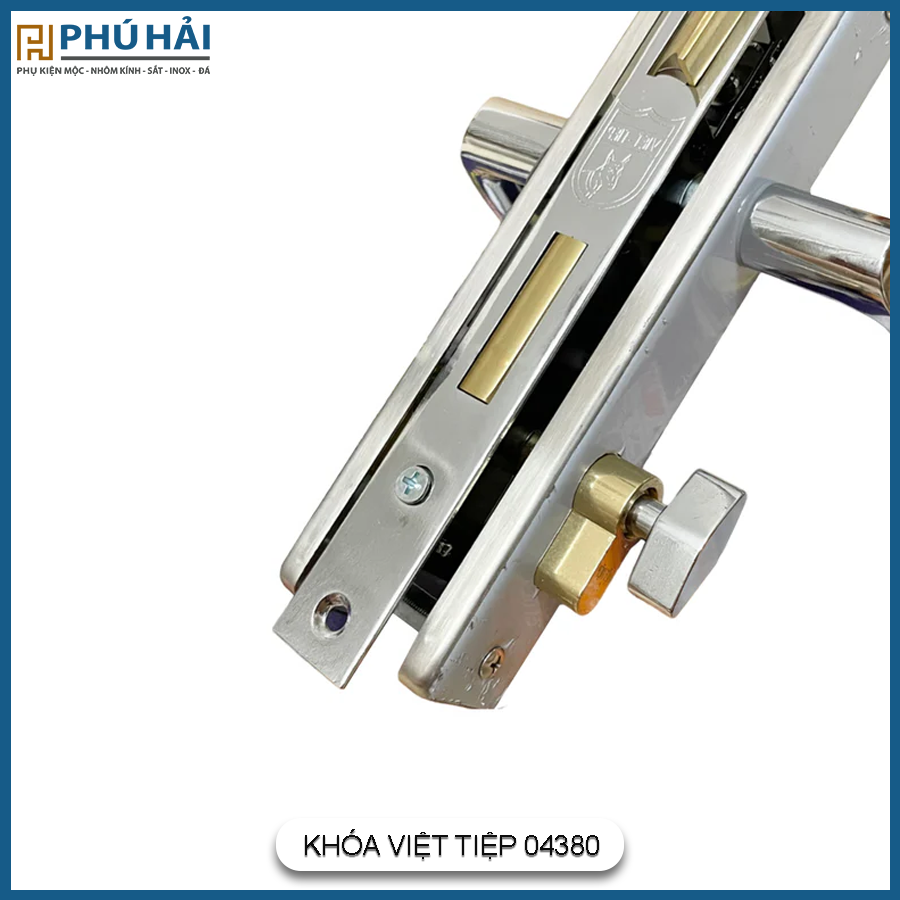 Khóa Cửa Phòng Hợp Kim Việt Tiệp 04380 – Phân Phối Vật Tư Phụ Kiện Phú Hải