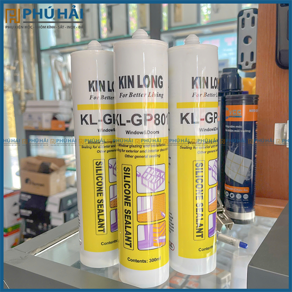 Keo silicon KinLong màu Trong A500 KL-GP801(24C/T) – Phân Phối Vật Tư ...