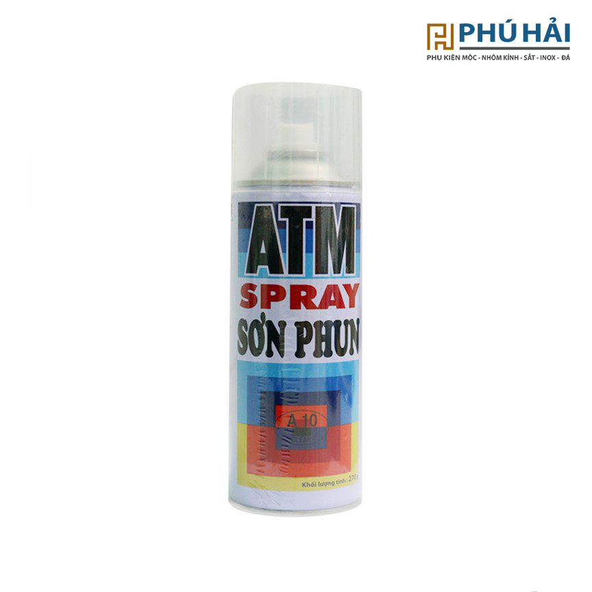 Sơn xịt ATM A10 thường (bóng) (12 chai/1 thùng) – Phân Phối Vật Tư Phụ ...