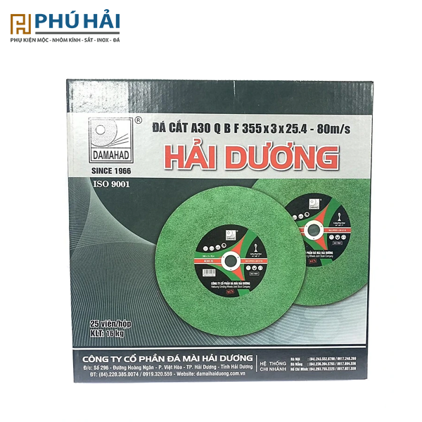 Đá cắt Cn 355.3.25,4 Xanh