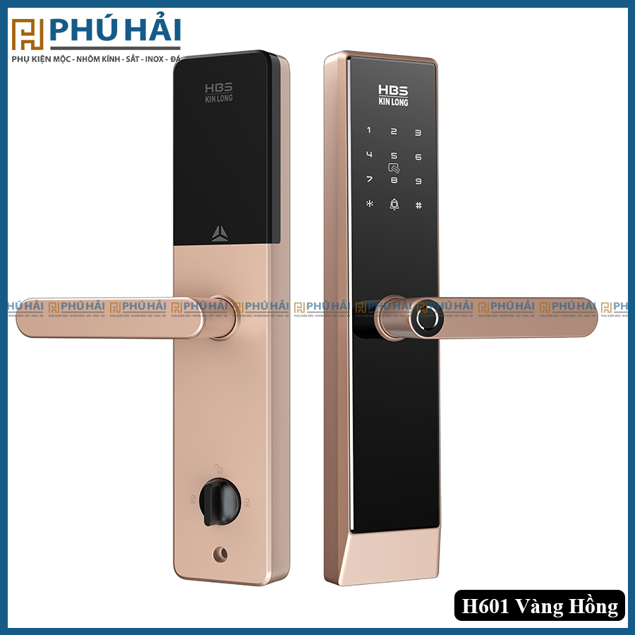 Khoá Điện Tử Vân Tay H601 Kinlong – Phân Phối Vật Tư Phụ Kiện Phú Hải