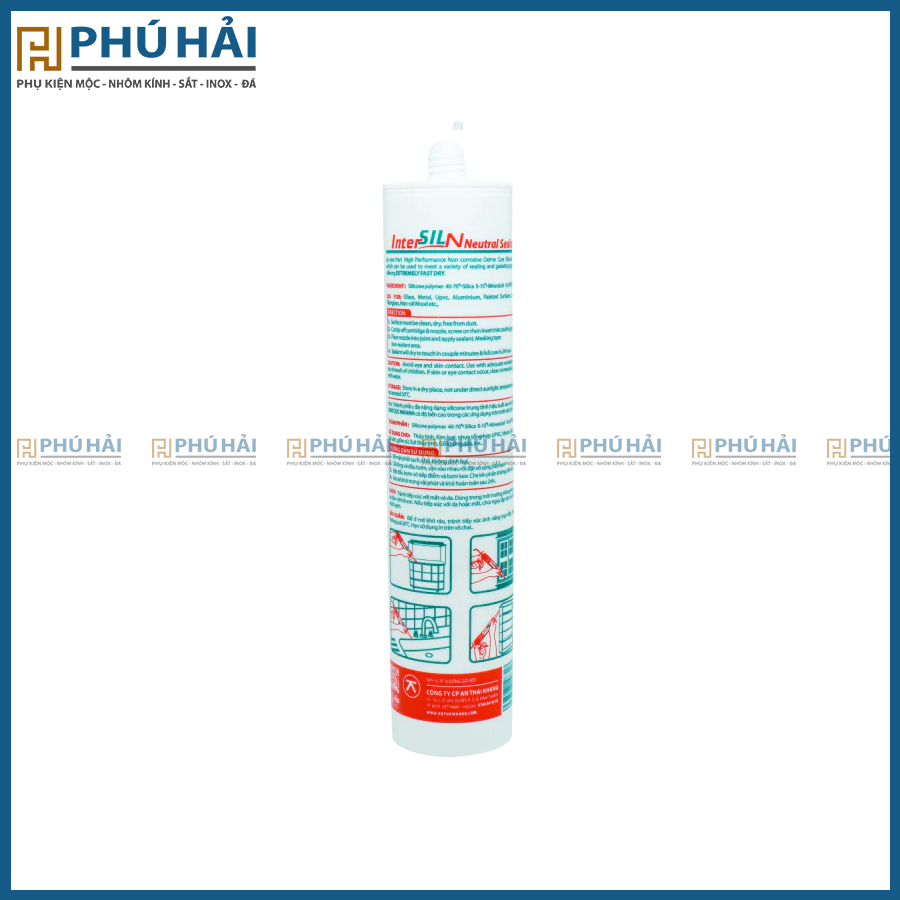 Keo Silicol InterSiLN A500 Trong (Thùng 25 Chai) – Phân Phối Vật Tư Phụ ...