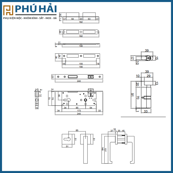 KHÓA PHÂN THỂ VICKINI 34128.101 MSN – Phân Phối Vật Tư Phụ Kiện Phú Hải