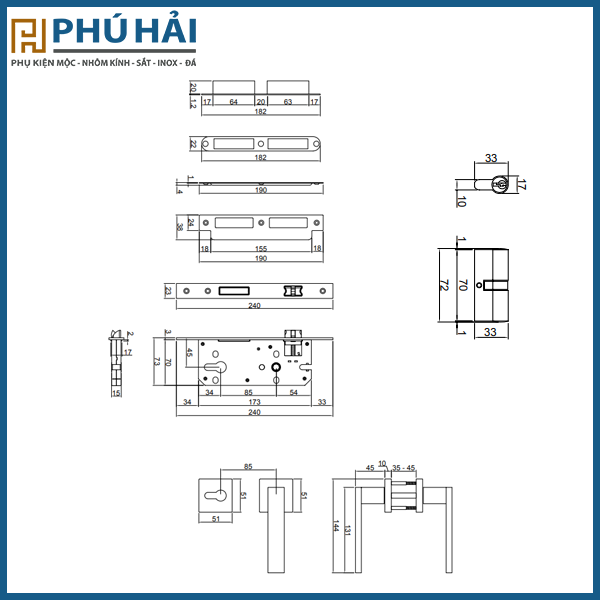 KHÓA PHÂN THỂ VICKINI 34150.102 MSN – Phân Phối Vật Tư Phụ Kiện Phú Hải
