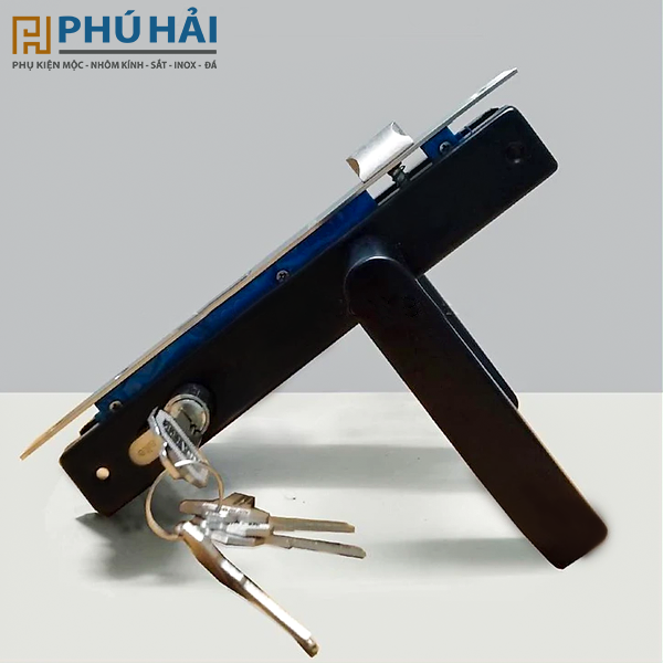 Khoá Tay Gạt Ksaite (3F) Màu Inox, Xám, Đen (vặn chìa) – Phân Phối Vật ...