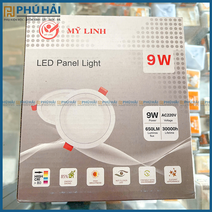 Bóng đèn led âm trần tròn 9W – Phân Phối Vật Tư Phụ Kiện Phú Hải
