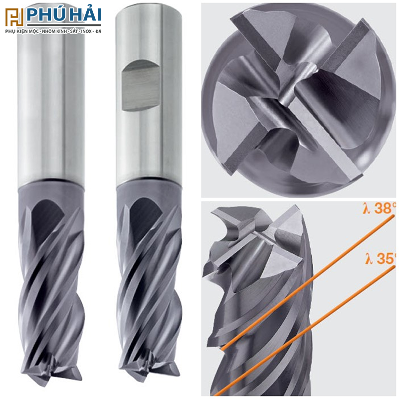 Mũi phay CNC – Phân Phối Vật Tư Phụ Kiện Phú Hải