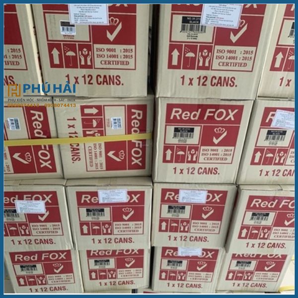 Sơn xịt RED FOX MÀU BẠC – Phân Phối Vật Tư Phụ Kiện Phú Hải