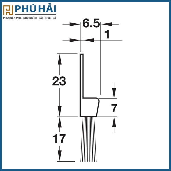 THANH RAY MÁNG VICKINI 79102 SC – Phân Phối Vật Tư Phụ Kiện Phú Hải