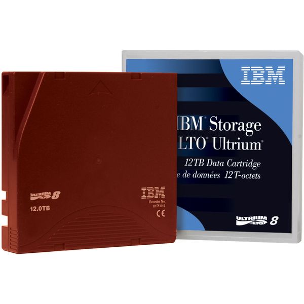 IBM LTO 8 Data Cartridge 12TB Native / 30TB Compressed - 01PL041 ATI ...