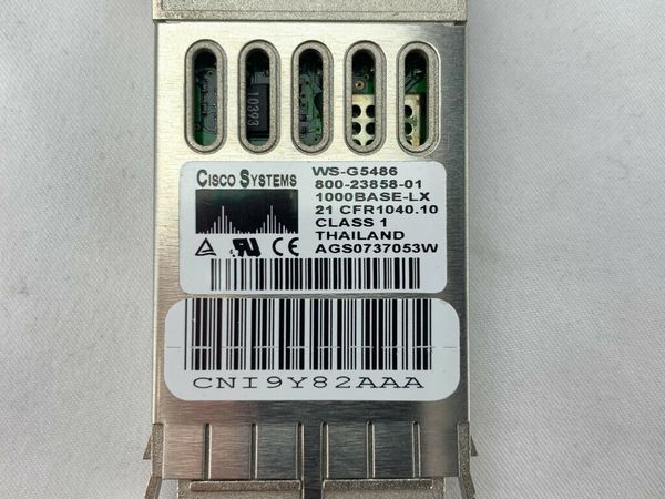 Cisco 1000BASE-LX Gigabit Fiber Converter GBIC Module - WS-G5486 ATI ...