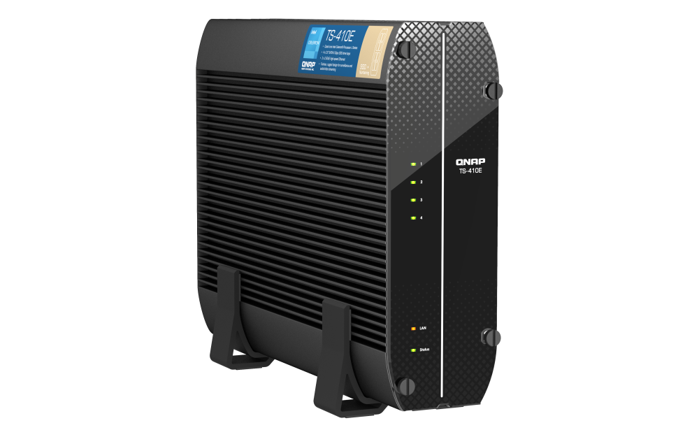 QNAP TS-410E-8G fanless cooling 2.5GbE professional NAS ATI Phân phối ...