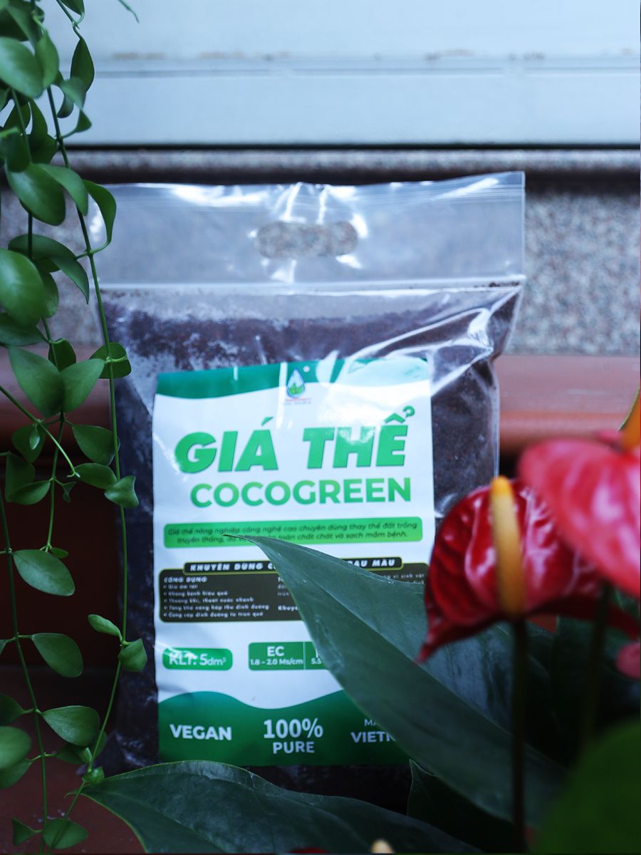 Giá thể CocoGreen - Khuyên dùng cho mọi loại rau màu - Nguồn Sinh Thái
