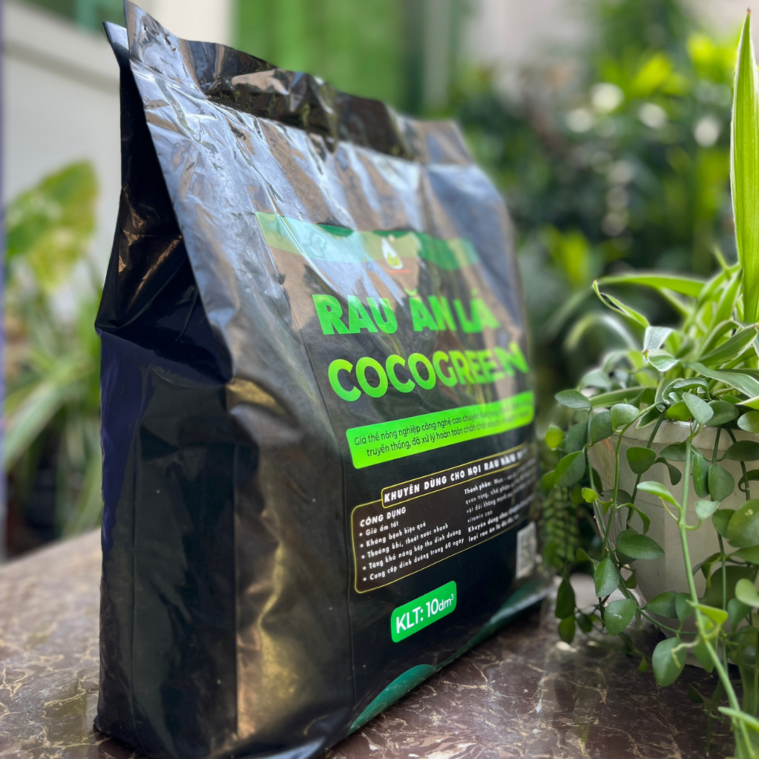 Giá thể CocoGreen - Khuyên dùng cho mọi loại rau màu - Nguồn Sinh Thái
