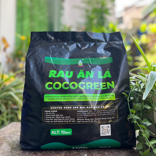Giá thể CocoGreen - Khuyên dùng cho mọi loại rau màu - Nguồn Sinh Thái