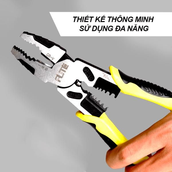 Kìm Đa Năng Bằng Thép CRV Cắt Uống Dây Thép, Sắt, Dây Mạng – GARANNEOTECH