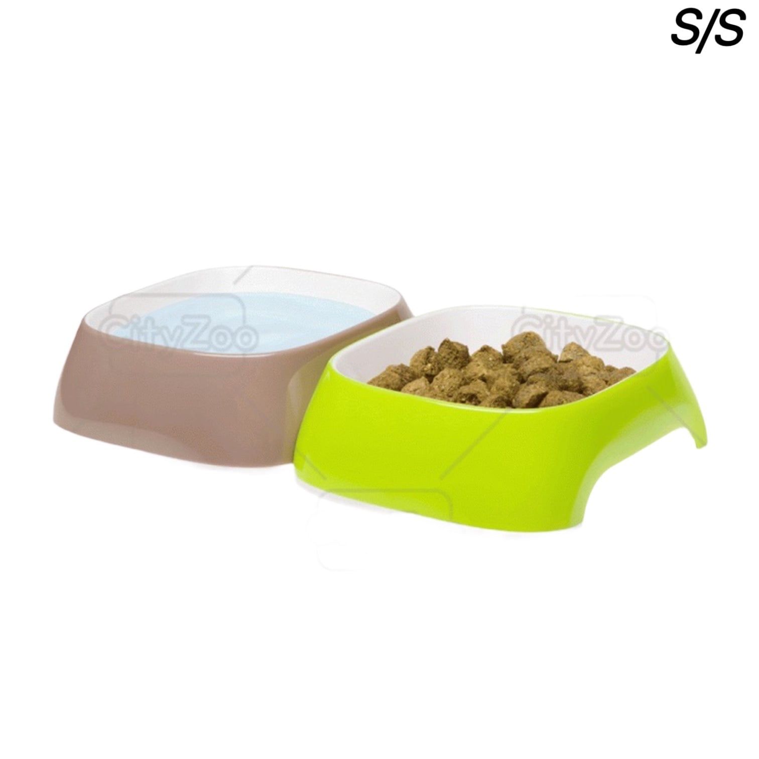 Chén nhựa đôi Melamine - FERPLAST GLAM – PetBuddy